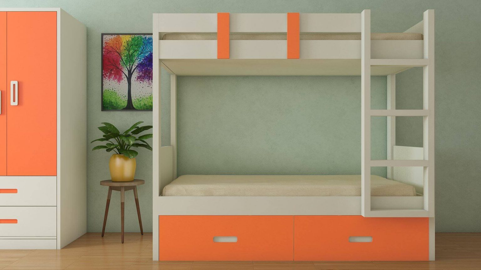 28+Bunker Bed Design Ideas for Your Modern Kids Room
